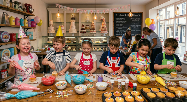 Kids Cake Birthday Parties in Fulham | Children's Cupcake Experience ...