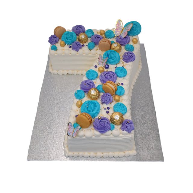 7 shape Cake for Birthday or Anniversary CakeLondon – Rich, Decadent ...