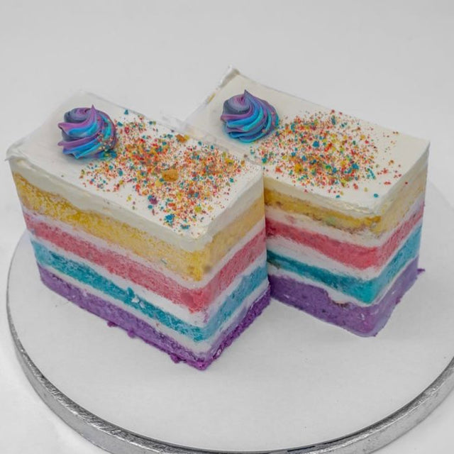 Rainbow Slice Cakes Delivery in Croydon – Cakeforestlondon