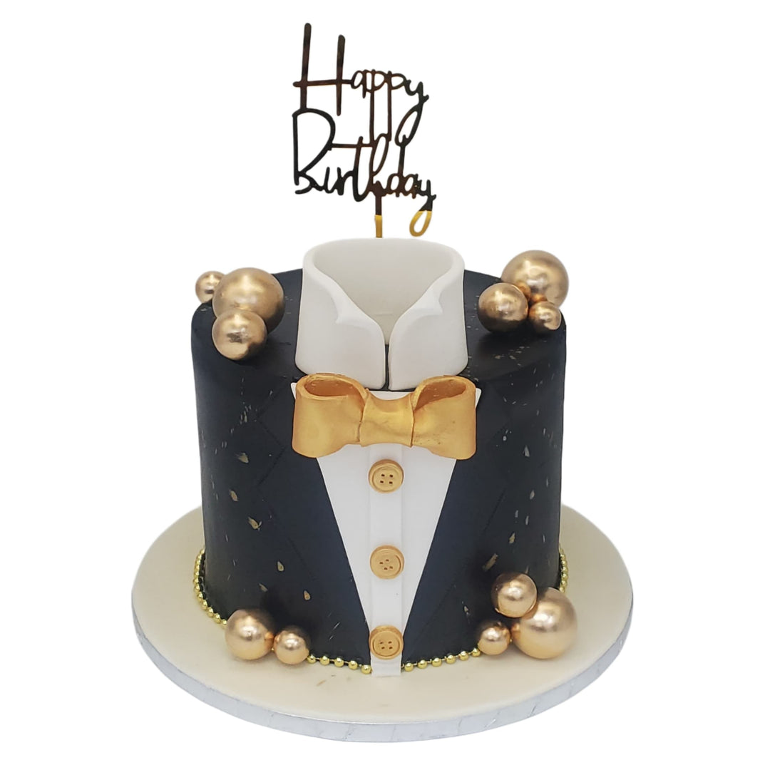 Order Tuxedo Formal Birthday Cake | Suite Cake – Cakeforestlondon