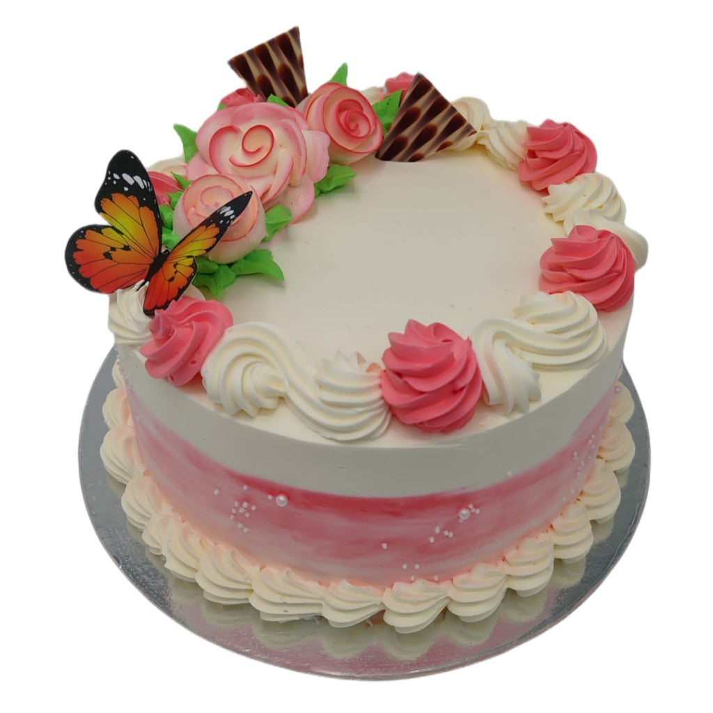 Fancy Pink Cake – Cakeforestlondon